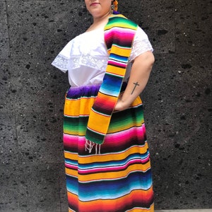 Zarape Sarape Set One Size WOMANS Handmade Beautiful Style - Etsy