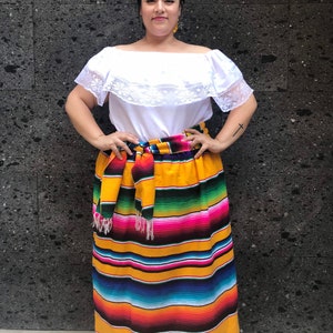 Zarape Sarape Set One Size WOMANS Handmade Beautiful Style - Etsy