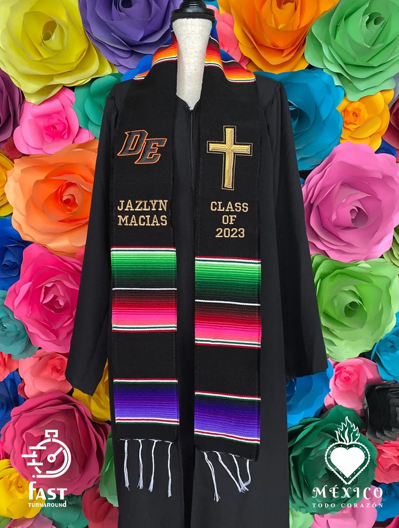 Graduation Class of 2023 Mexican Sash Sarape Zarape Mexico - Etsy
