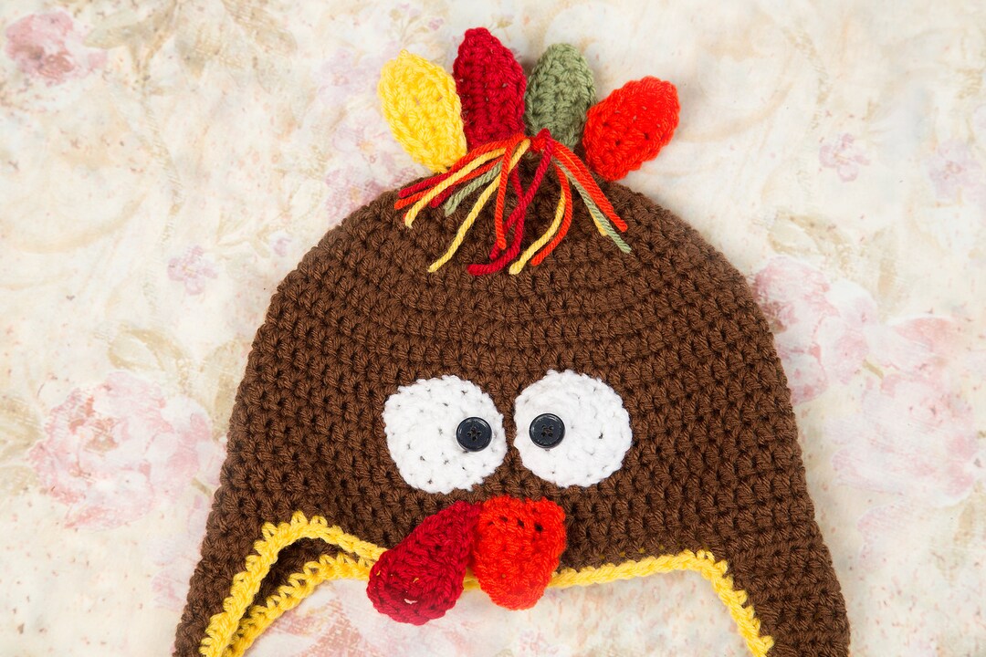 Turkey Trot Hat, Crochet Turkey Hat, - Etsy