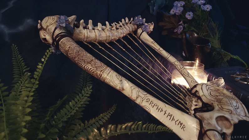 3D Files Yasha's Bone Harp | Etsy