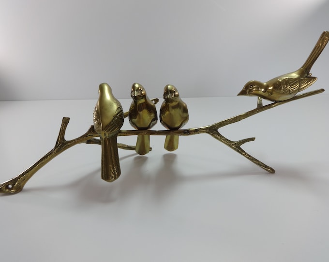 Brass Birds, Brass Birds on Branch, Brass Birds Figurines, Brass Birds ...