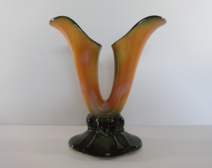 Hull Double Vase, Hull Pottery, Hull Planter, Hull Vase, Double Vase ...
