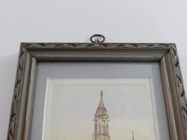 Framed Original Etching of Budapest Small Framed Etchings - Etsy
