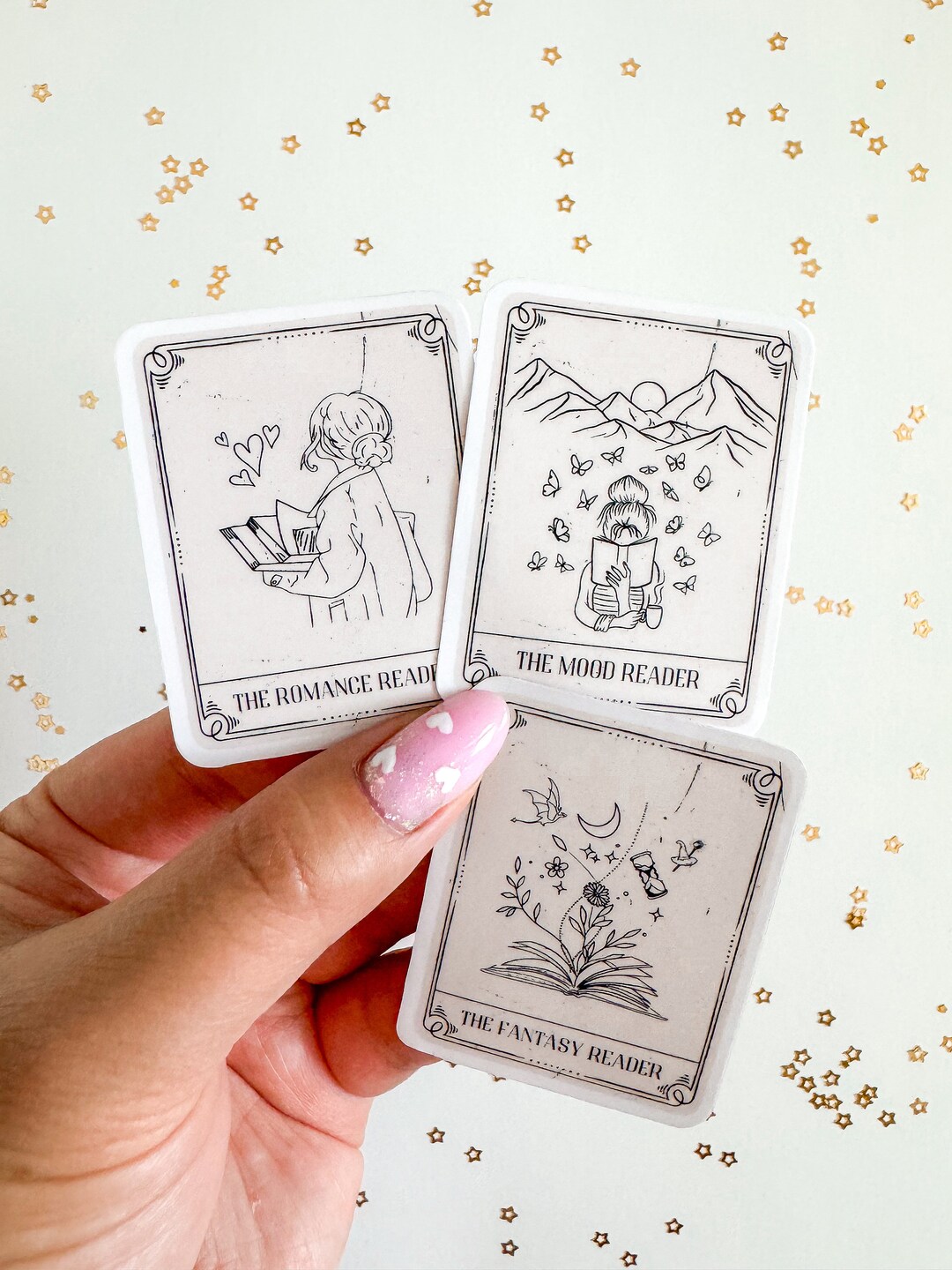 Tarot Card Reader Sticker | Bookish | Bookstagram | Booktok - Etsy