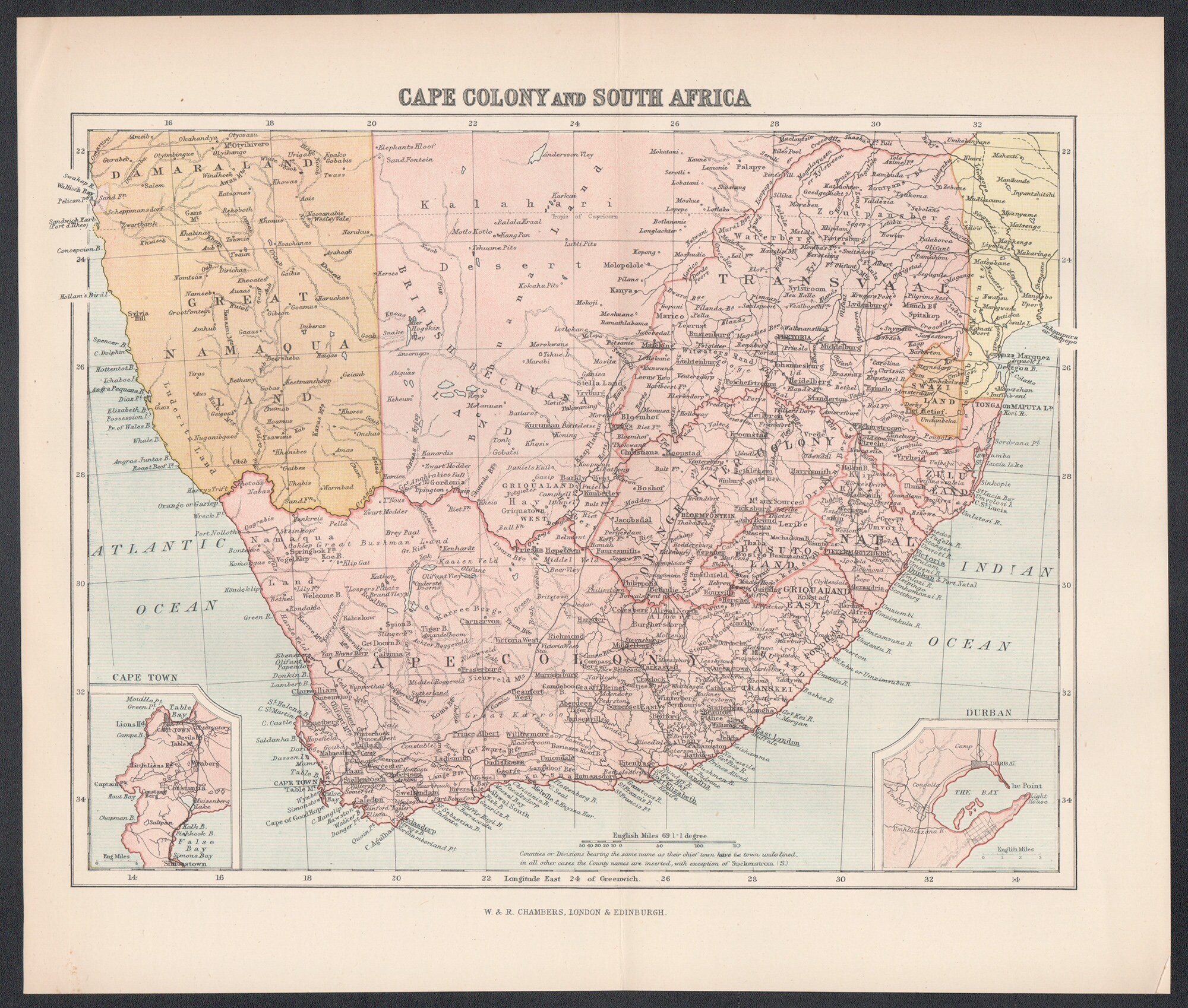 Art & Collectibles Lithographs Cape Colony and South Africa antique ...