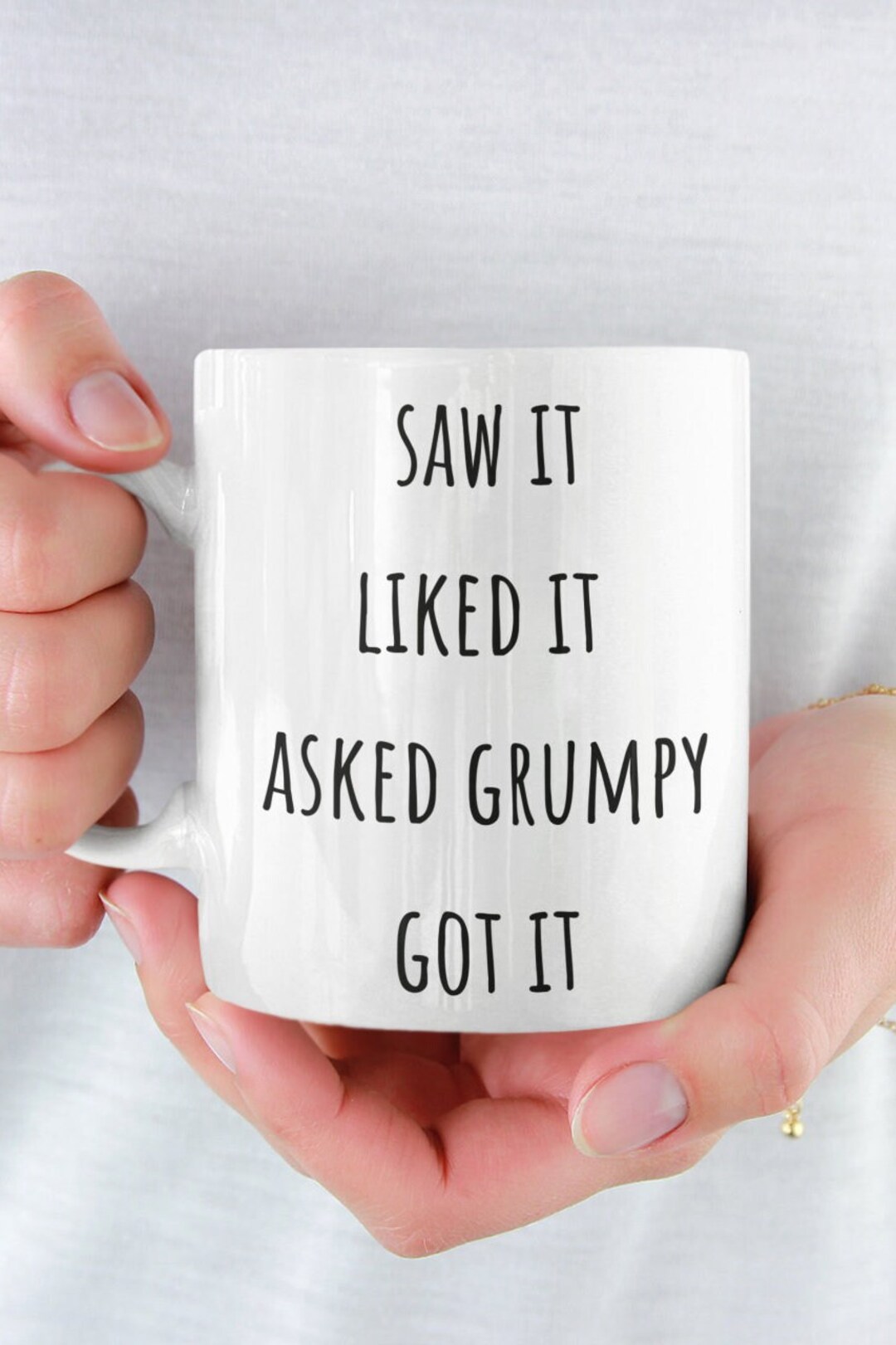 Grumpy Gifts for Grandpa Birthday Funny Minimalist Grumpy Mug Best ...