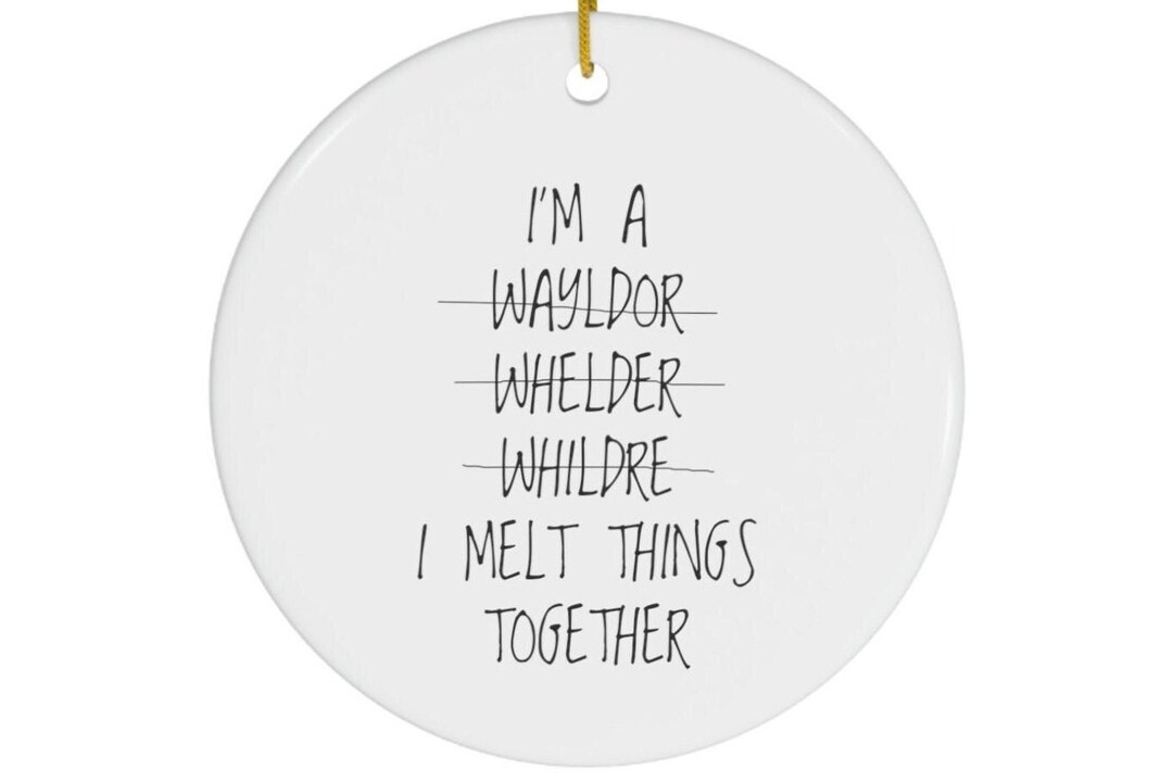 Welder Ornament Gift for Graduate, I'm A Welder Ornament for Men Women ...