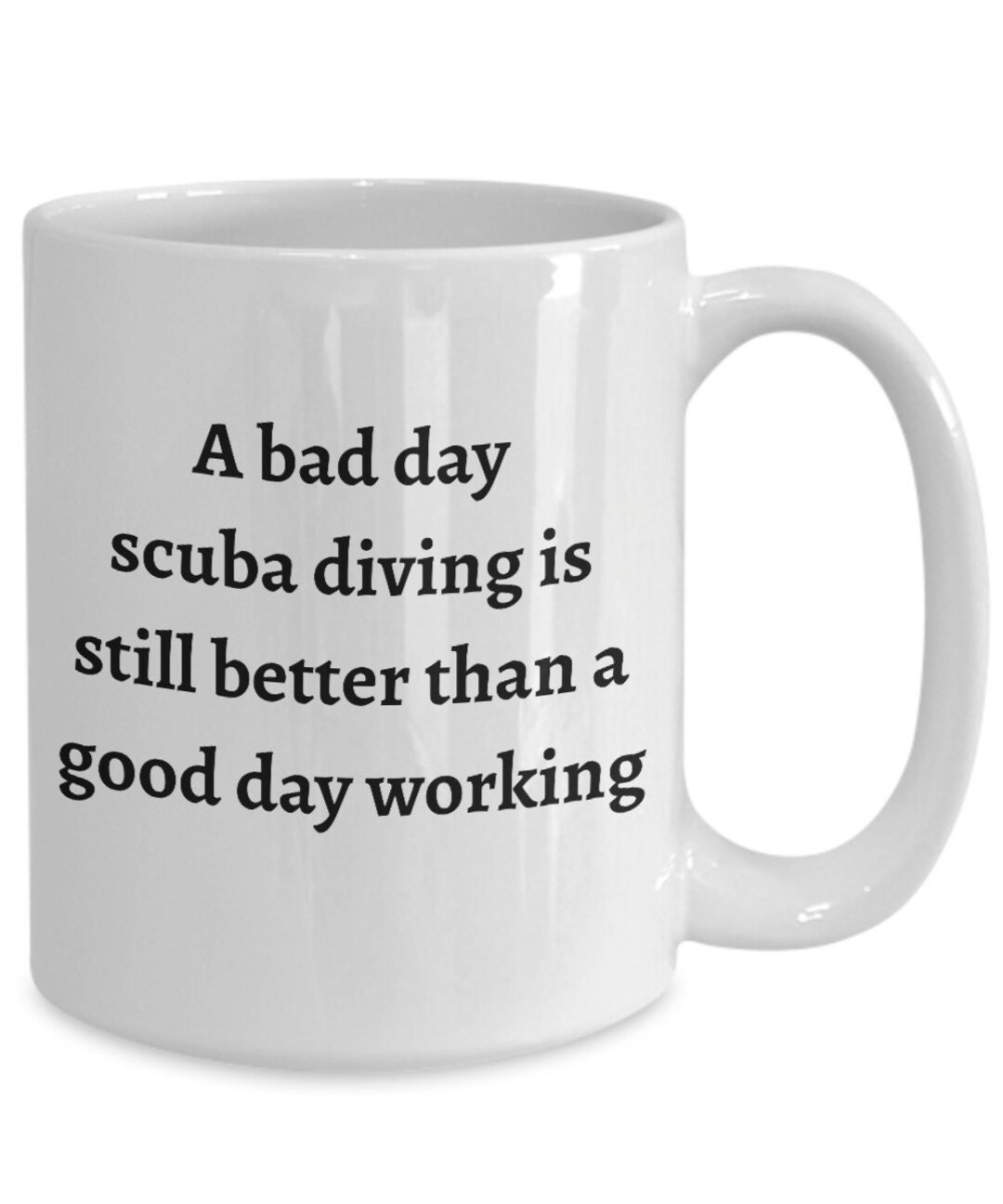 Scuba Diver Mug, Funny Scuba Diving Coffee Cup for Her for Men, Scuba ...