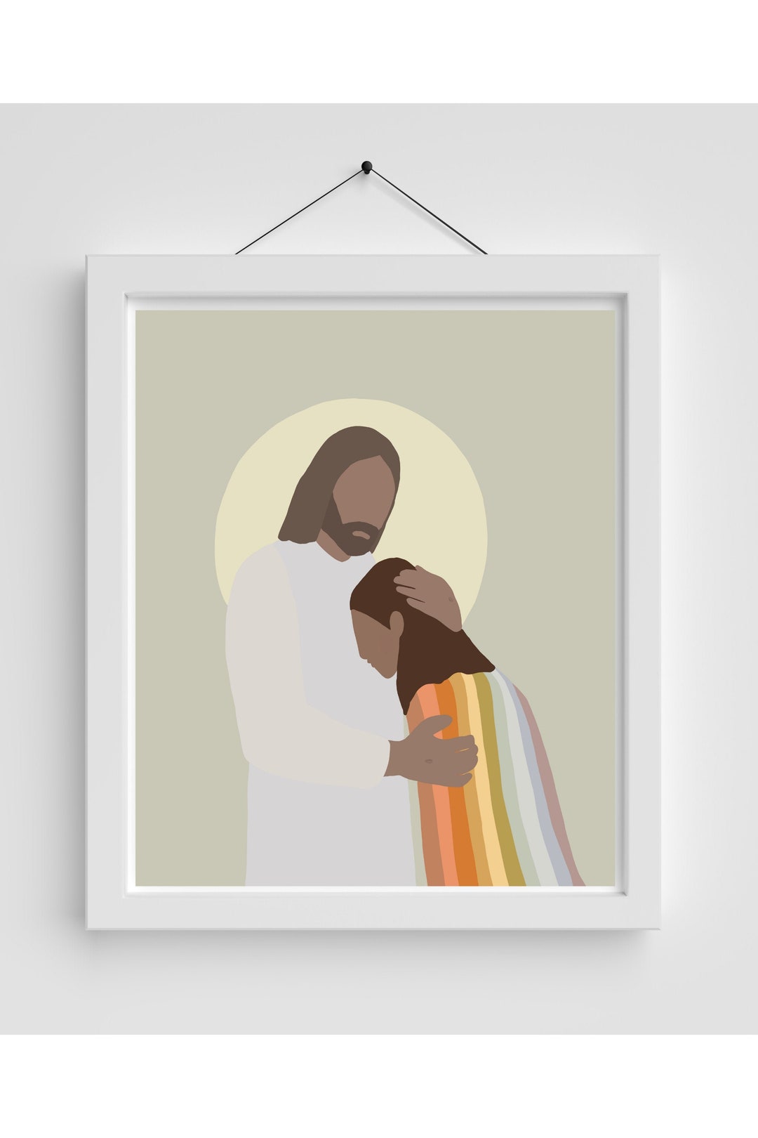 As I Have Loved You LGBTQ Art LGBTQ and Christ Christ Illustration - Etsy