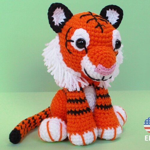 Crochet Tiger. Crochet PATTERN Tiger Crochet Animals Pattern - Etsy