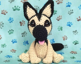 Crochet German Shepherd Pattern | Etsy