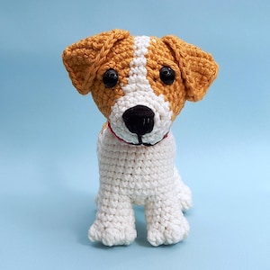 Jack Russell Crochet Pattern - Amigurumi Puppy - Etsy
