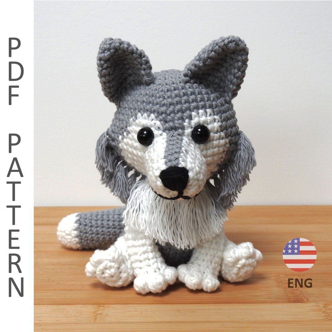 Wolf Amigurumi Crochet Pattern - Etsy
