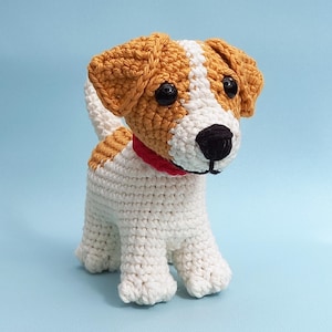 Jack Russell Crochet Pattern - Amigurumi Puppy - Etsy