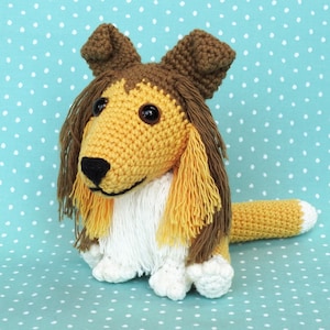 Rough Collie Amigurumi Crochet Pattern - Etsy