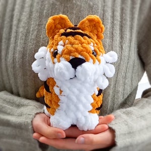 No Sew Chunky Tiger Amigurumi Crochet Pattern - Etsy UK