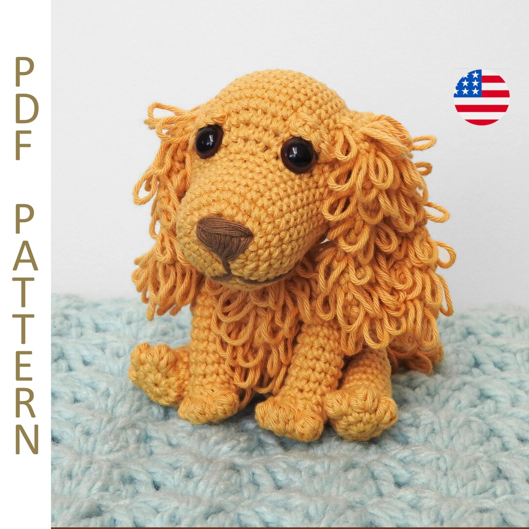 Cocker Spaniel Dog Amigurumi Crochet Pattern - Etsy UK