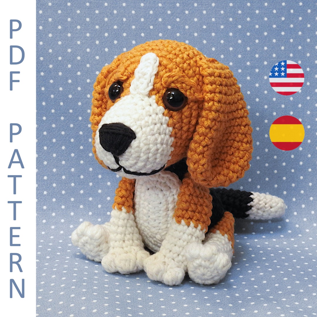 Beagle Dog Amigurumi Crochet Pattern - Etsy