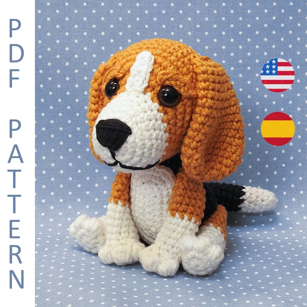 Beagle Dog Crochet Patterns - Etsy