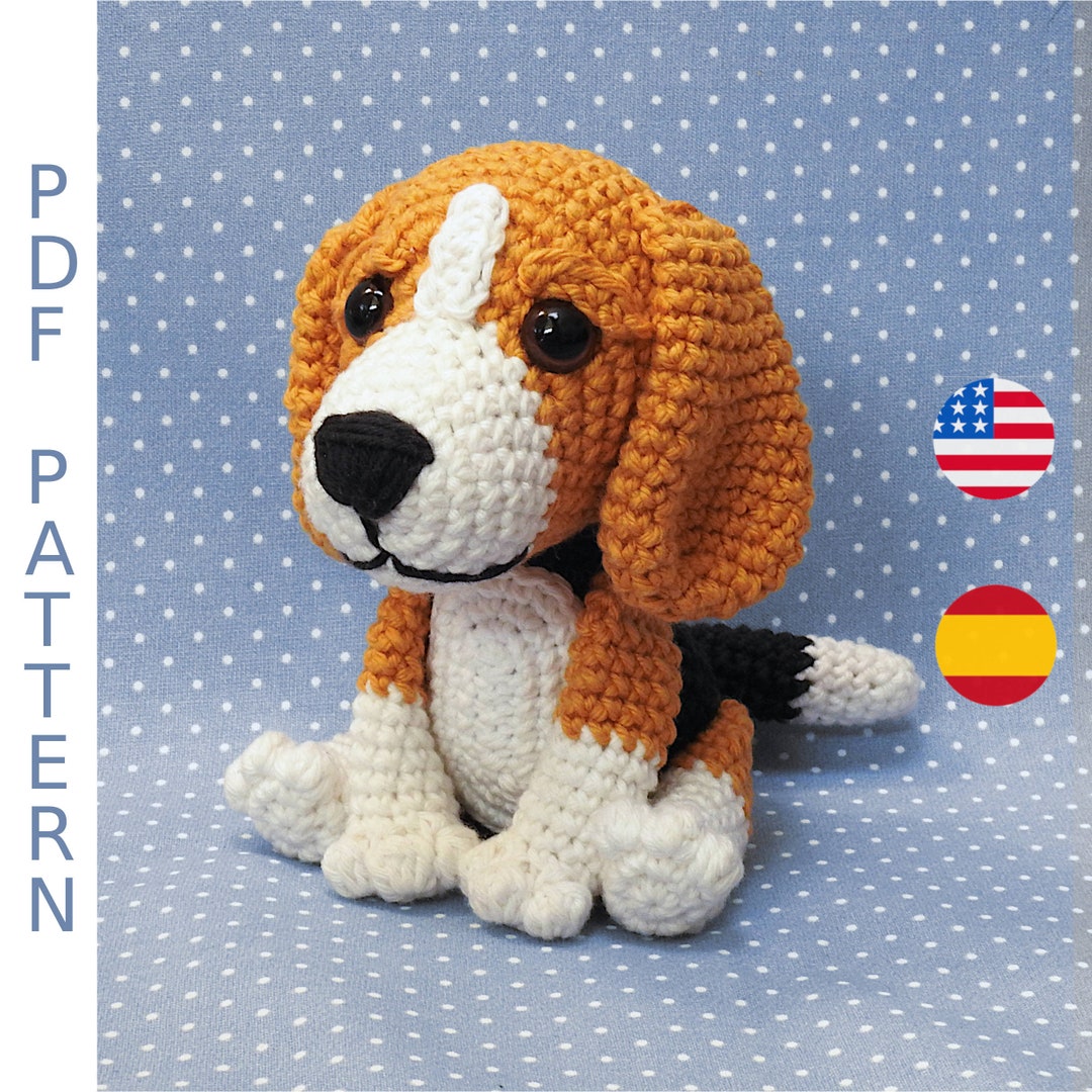 Beagle Dog Amigurumi Crochet Pattern - Etsy