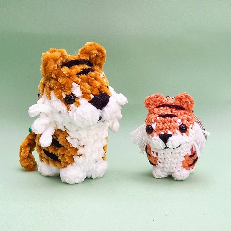 No Sew Chunky Tiger Amigurumi Crochet Pattern - Etsy