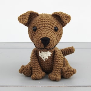 Staffordshire Bull Terrier Dog Amigurumi Crochet Pattern - Etsy