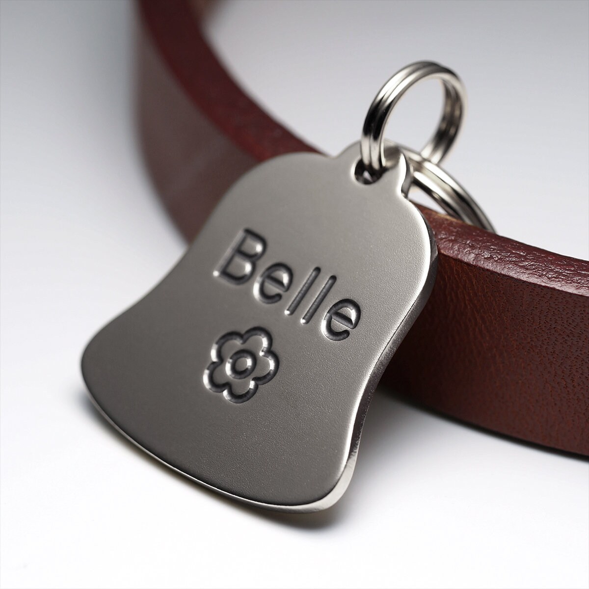 Dog Tag Bell Dog Tag Nickel Dog Tag Pet ID Tags - Etsy