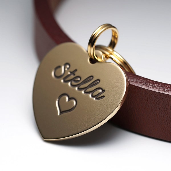 Heart Dog Tag - Etsy