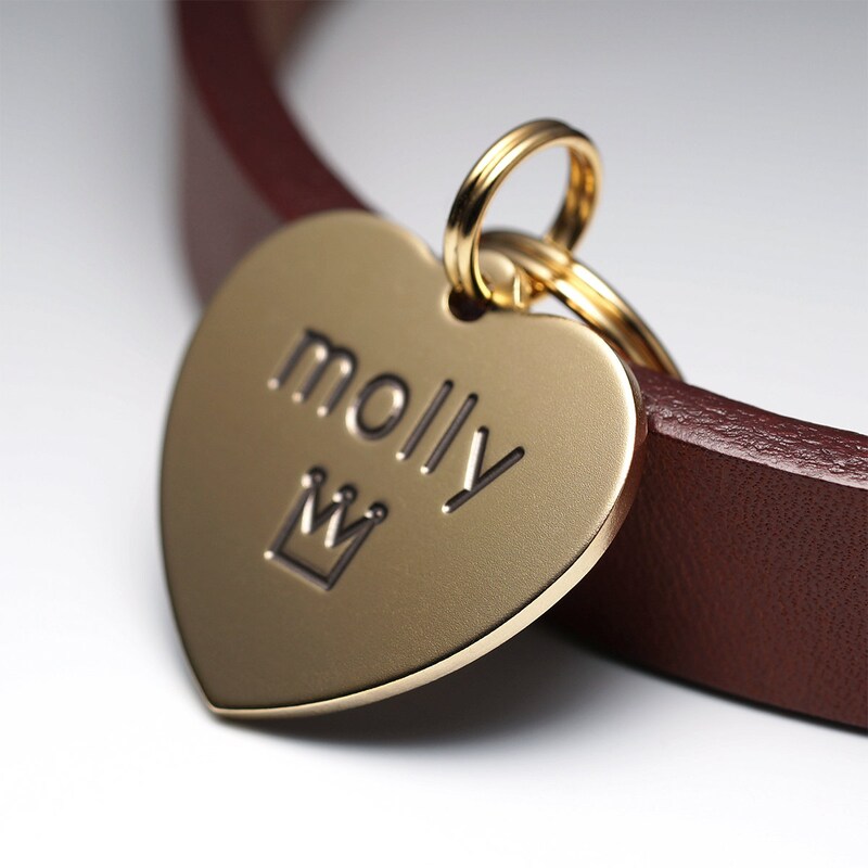 Heart Dog Tag - Etsy