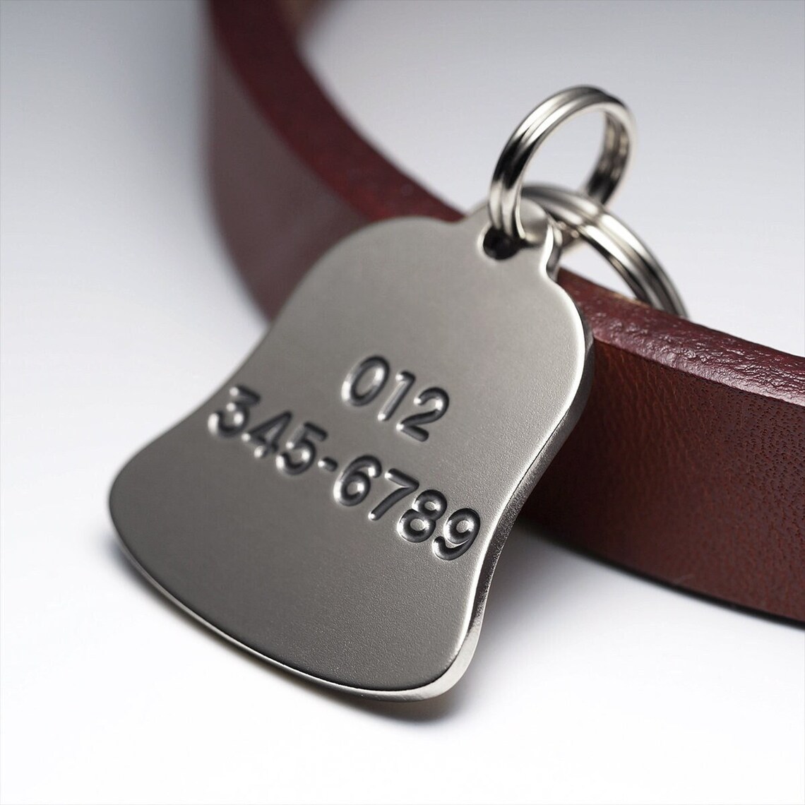 Dog Tag Bell Dog Tag Nickel Dog Tag Pet ID Tags - Etsy