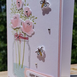 Handmade Thank You, Get Well, Happy Birthday Card Kit, STAMPIN' UP! Jar ...