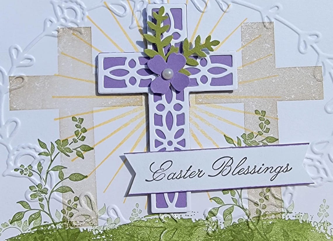 Handmade RELIGIOUS EASTER Card, Stampin' Up! Hold on to Hope, Cross ...