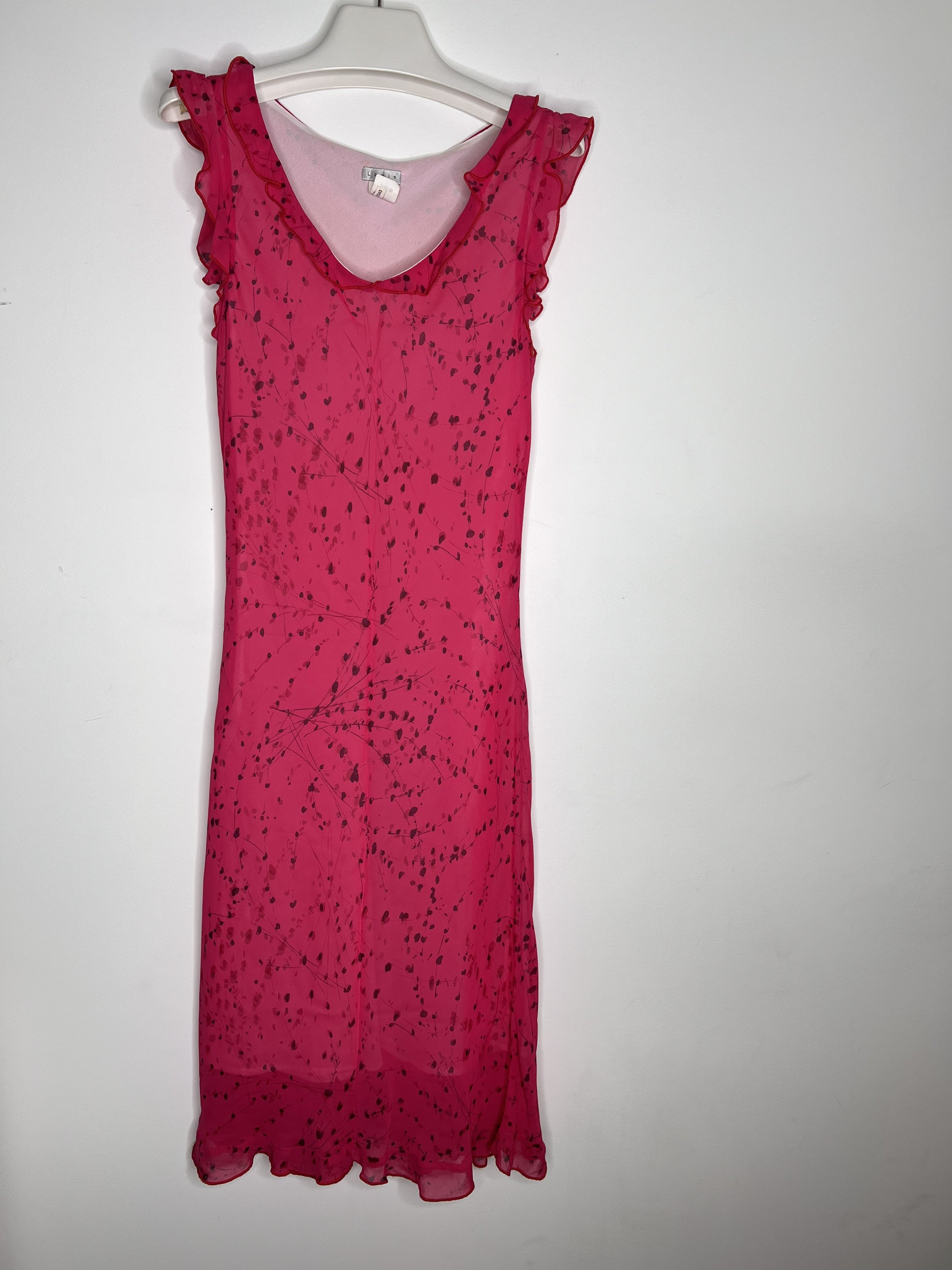 Vintage 2000s Floral Midi Dress Ruffle Spring Dress - Etsy