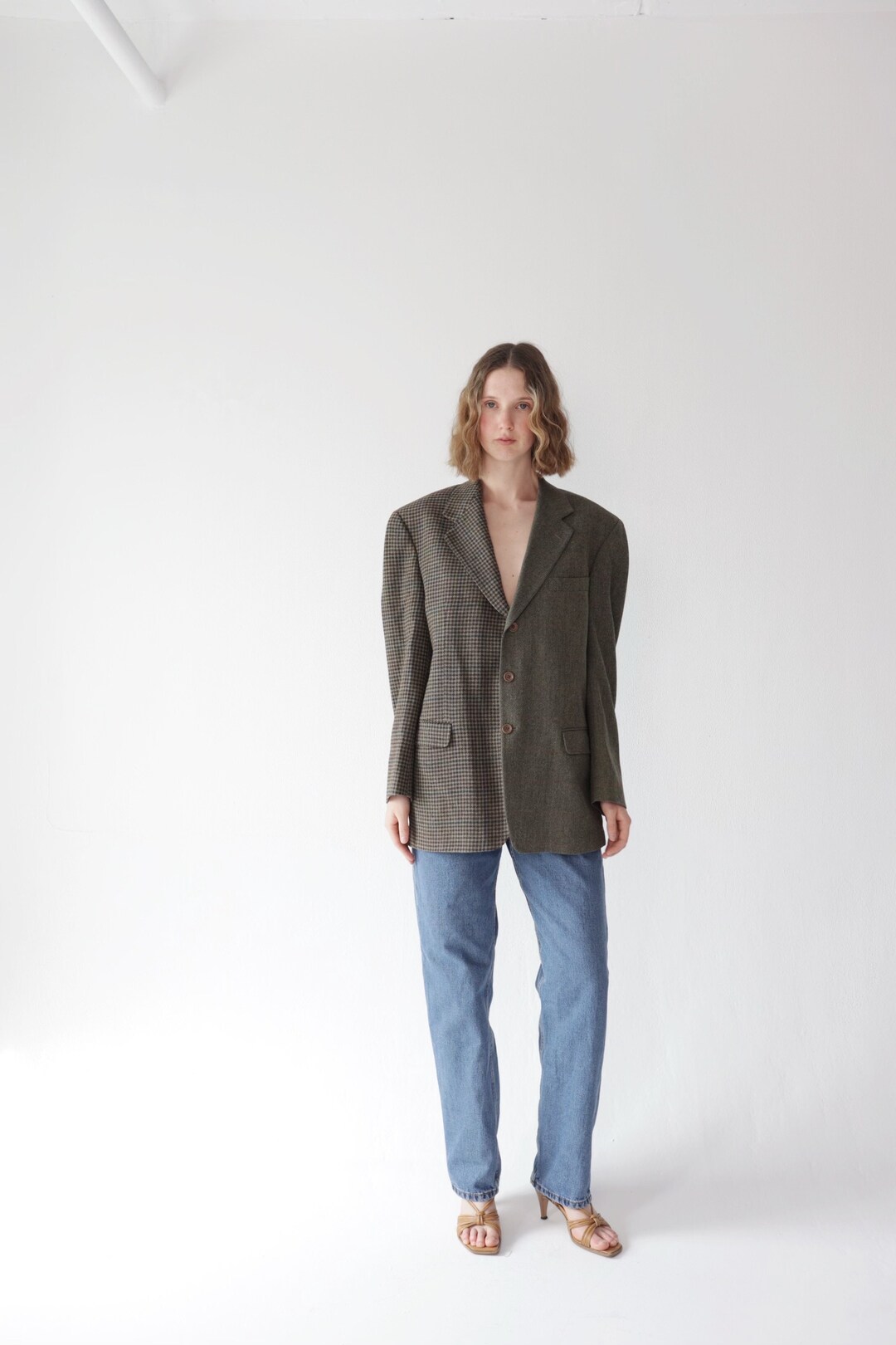 Vintage Reworked Split Jacket Unisex Split Blazer 42 - Etsy