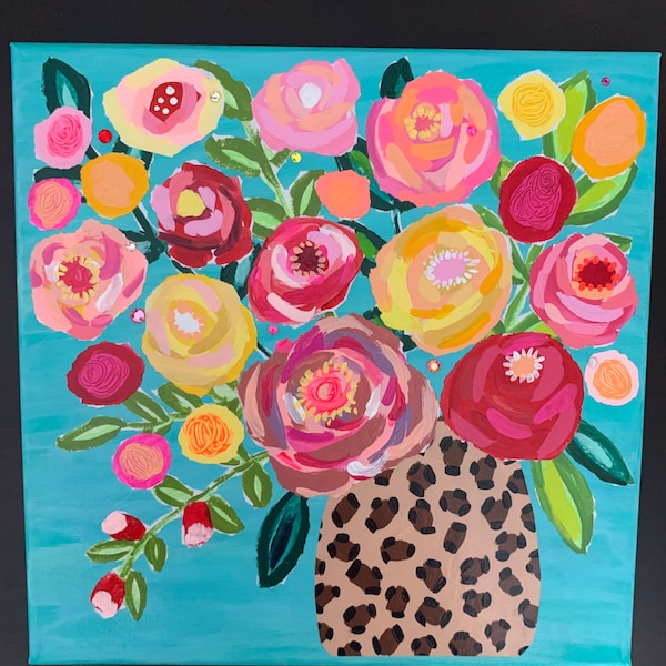 Floral Mixed Media - Etsy