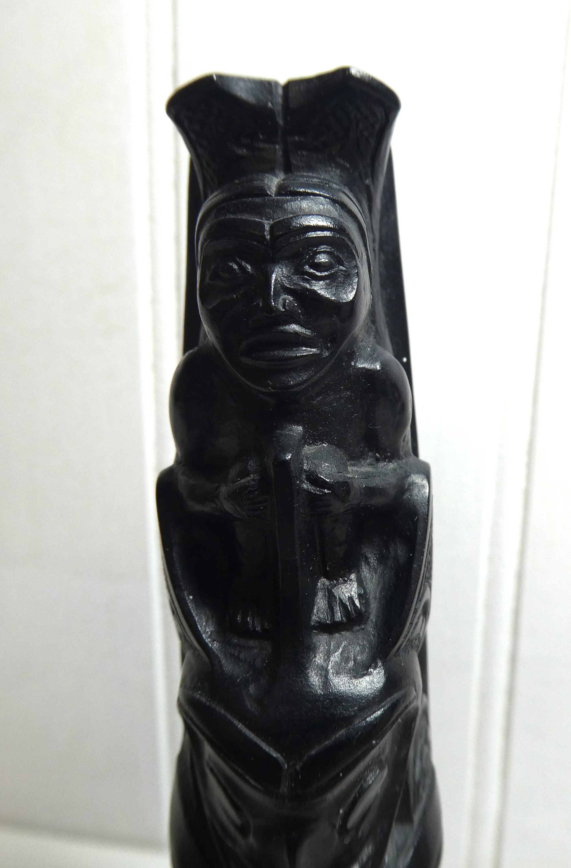 BOMA Carved Totem Pole Made Canada/collectible Canadian Art/first ...