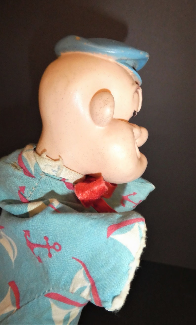 Vintage POPEYE HAND PUPPET 1940s/50s Collectible Toys/vtg - Etsy