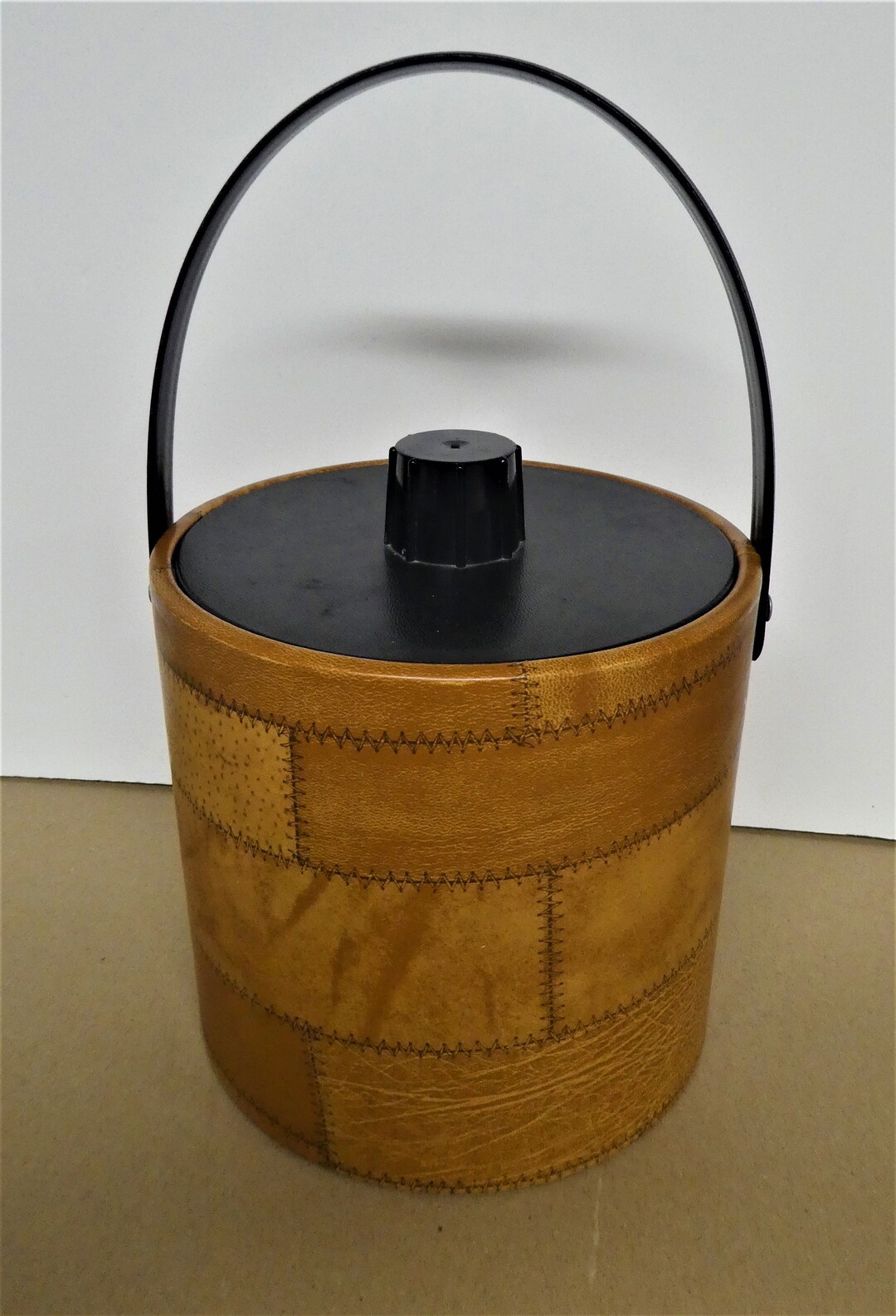 Vintage Faux Wood MCM Ice Bucket/retro Irvinware Ice Bucket/retro ...
