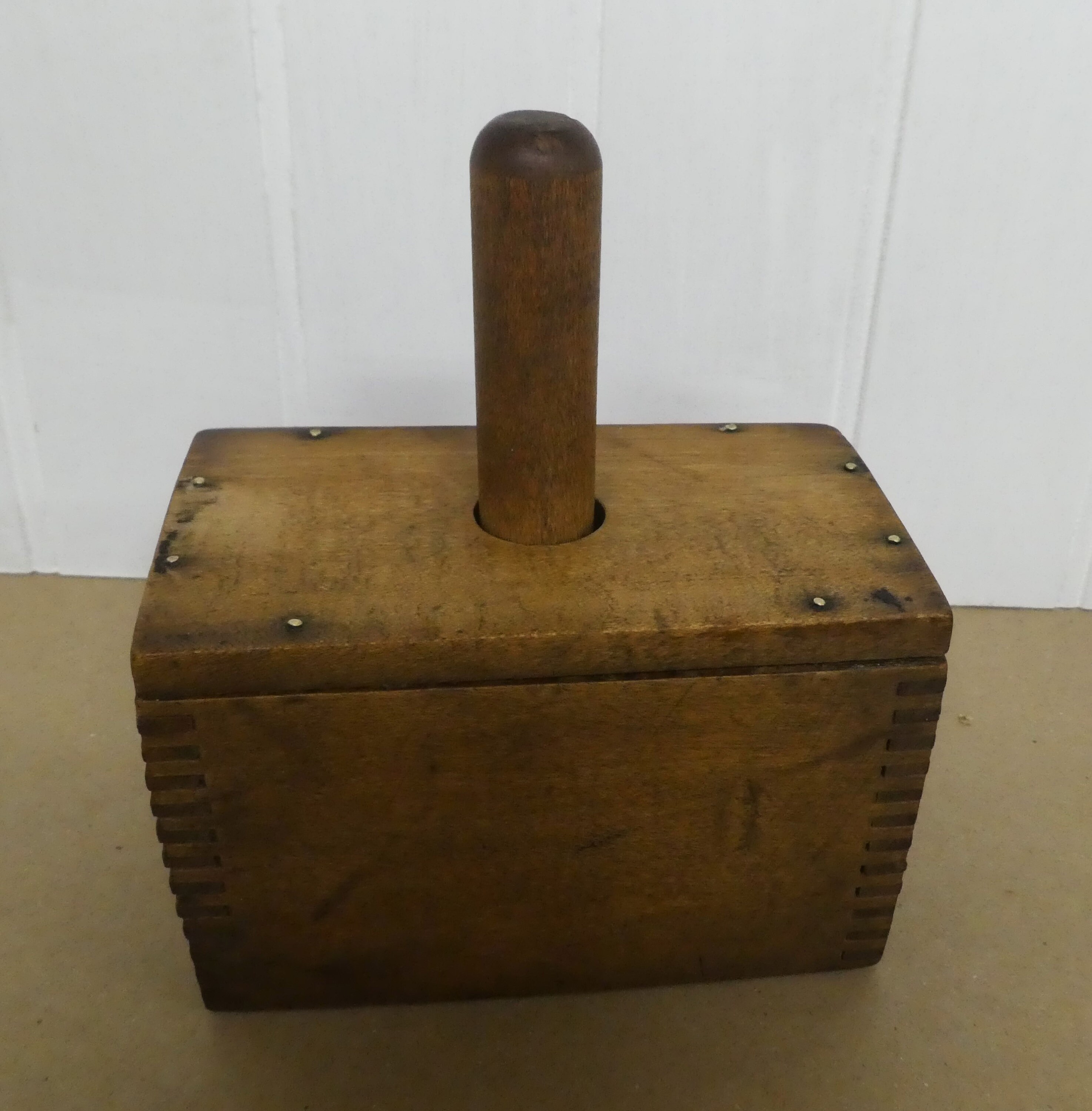 Vintage/antique Wood Butter Press, Mold/farmhouse Kitchen/rustic ...