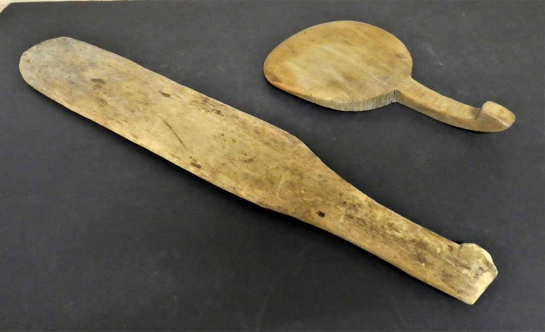 Antique Wooden Paddles/old Wooden Washing Paddle/beater and - Etsy