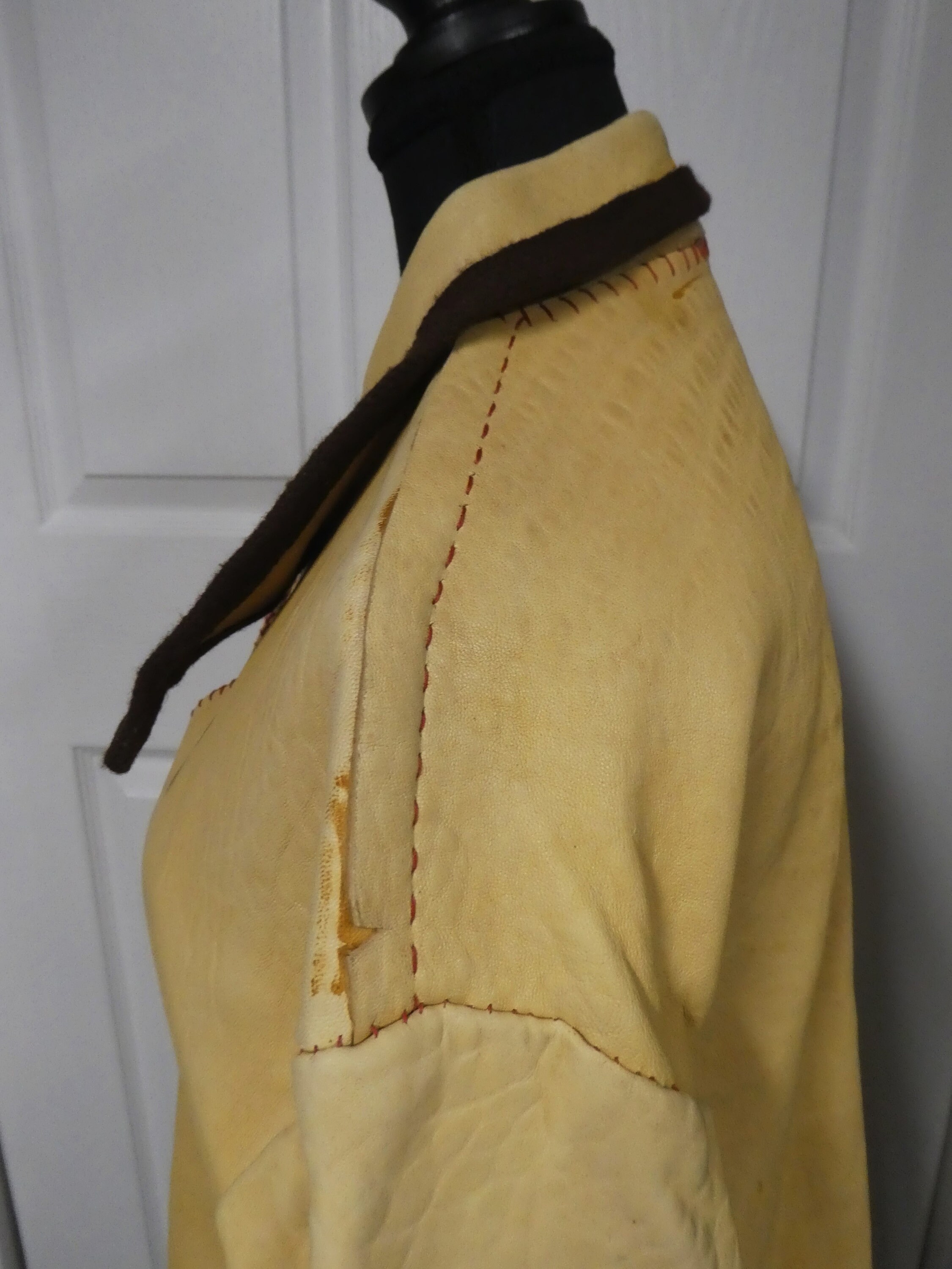 Buckskin Shirt,top,coat/moosehide Shirt,coat/native American Cowboy ...