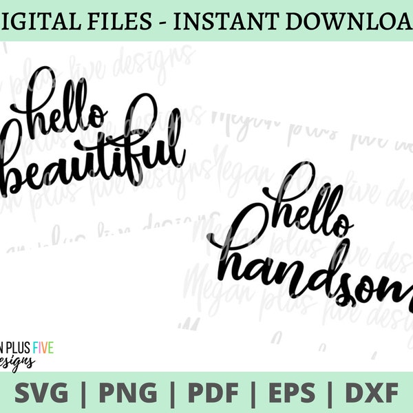 Hello Handsome - Etsy