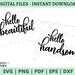 Hello Beautiful Hello Handsome SVG DIGITAL DOWNLOAD for Cricut Cutting ...