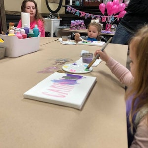 Canvas Art Craft Kit, Personalized Name Canvas, Kids Art Kit, Kids ...