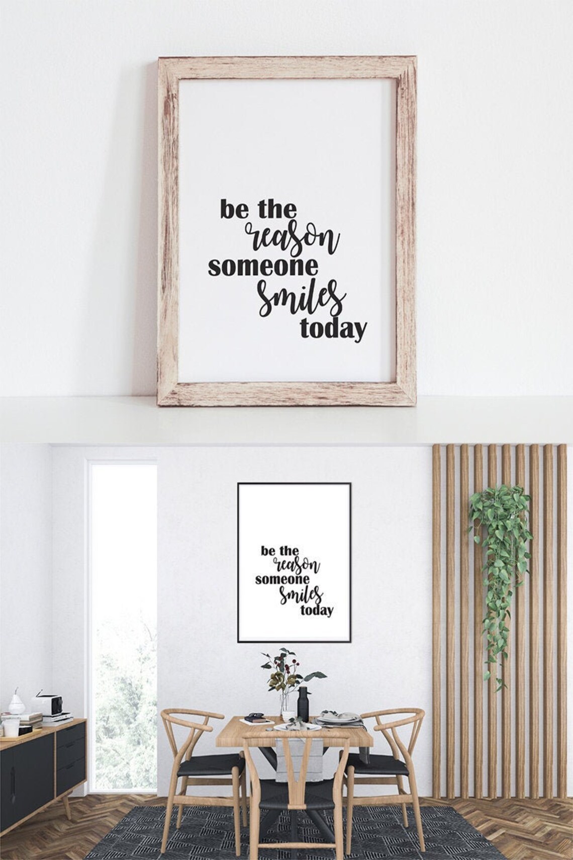 Be the Reason Someone Smiles Today Printable, Printable Quote Wall Art ...