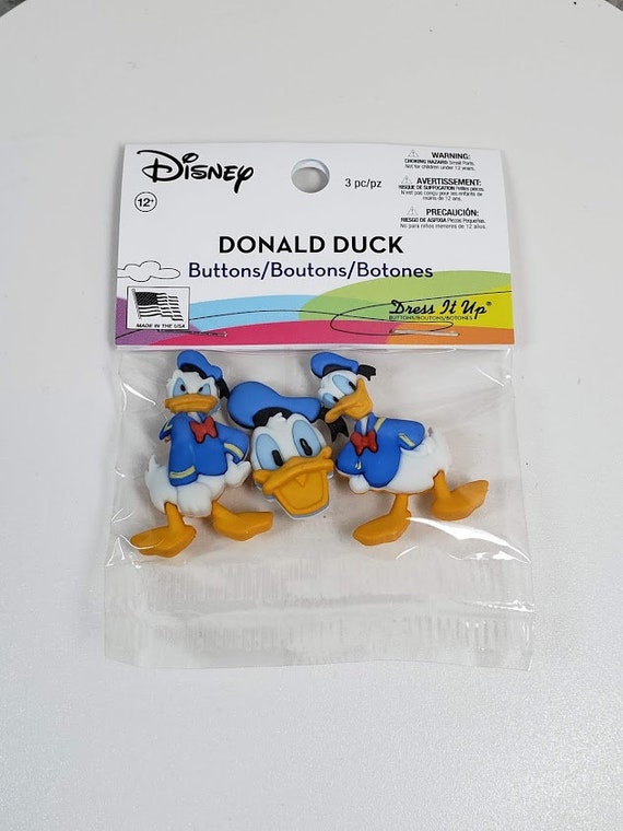Disney Donald Duck Buttons Jesse James Buttons Dress It Up | Etsy