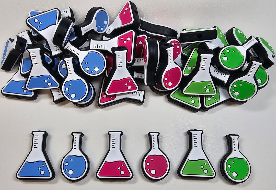 Science Beaker Silicone Focal Bead - Etsy