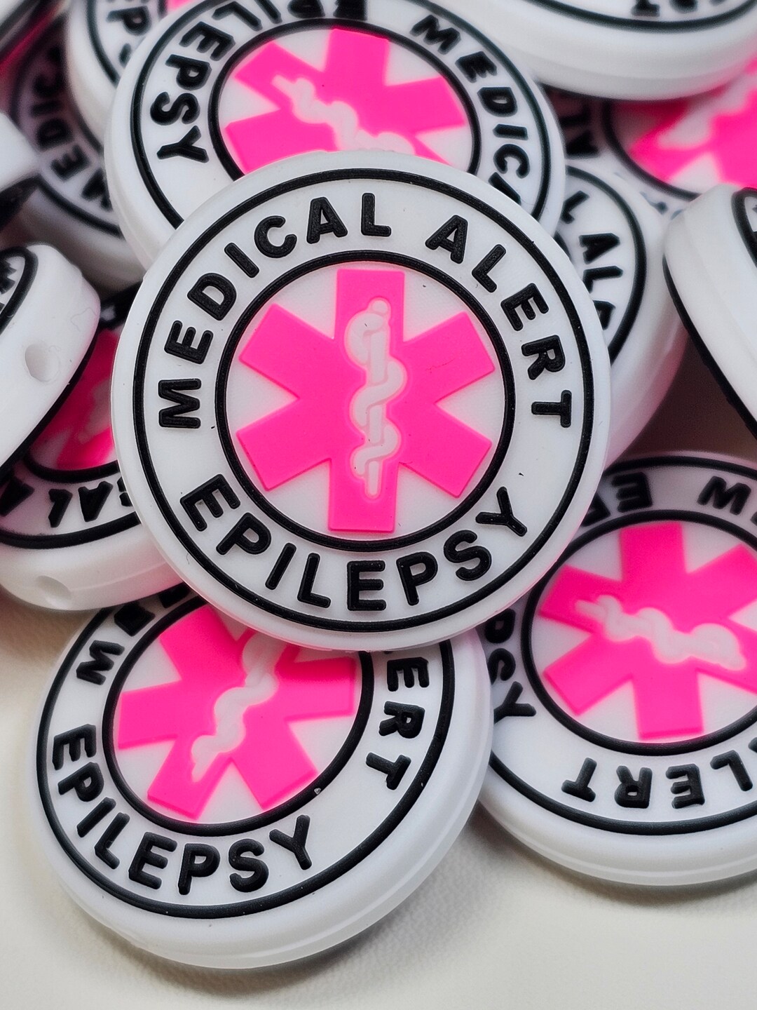 Epilepsy Medical Alert Focal Bead - Etsy