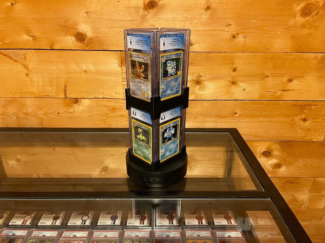 CGC 4 Way Stacking Graded Card Display Stands for Pokemon One Piece ...